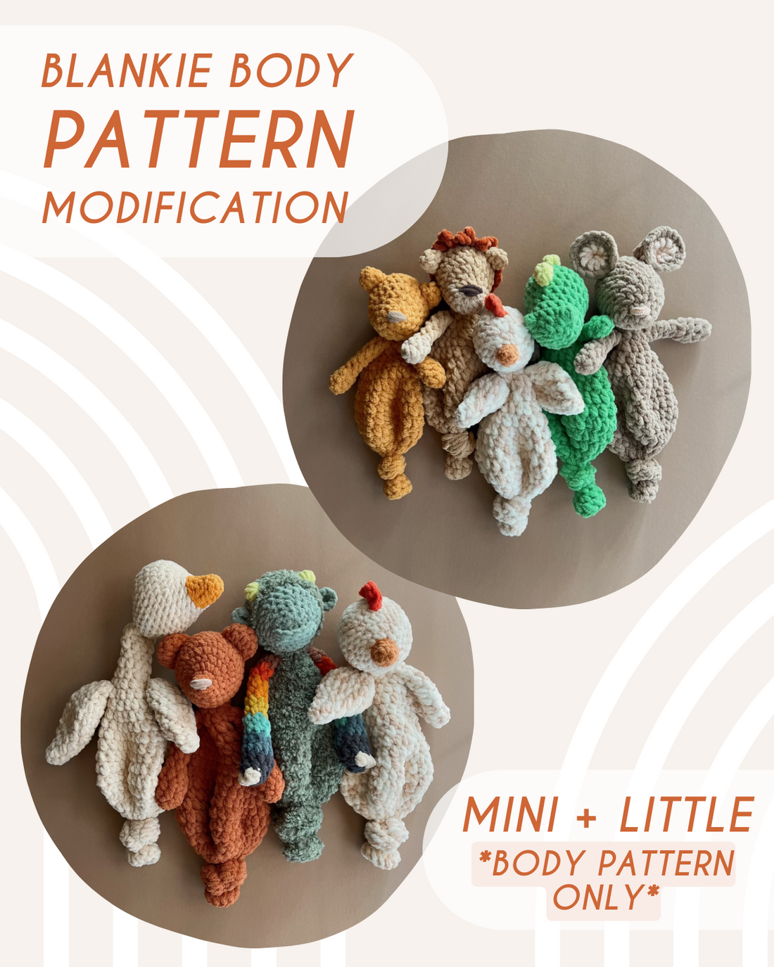 Mini + Little Blankie Body BUNDLE — PATTERN MODIFICATION – Mama Made Minis